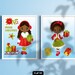 Christmas Girls Clipart Vector Christmas Girls Clipart, African ...