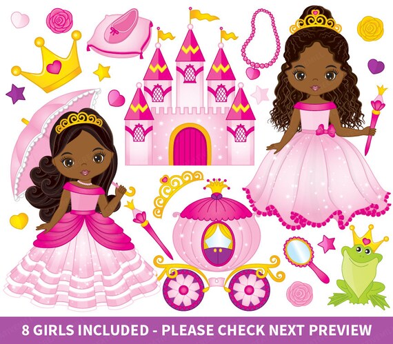 The Lacemaker And The Princess Characters Clipart