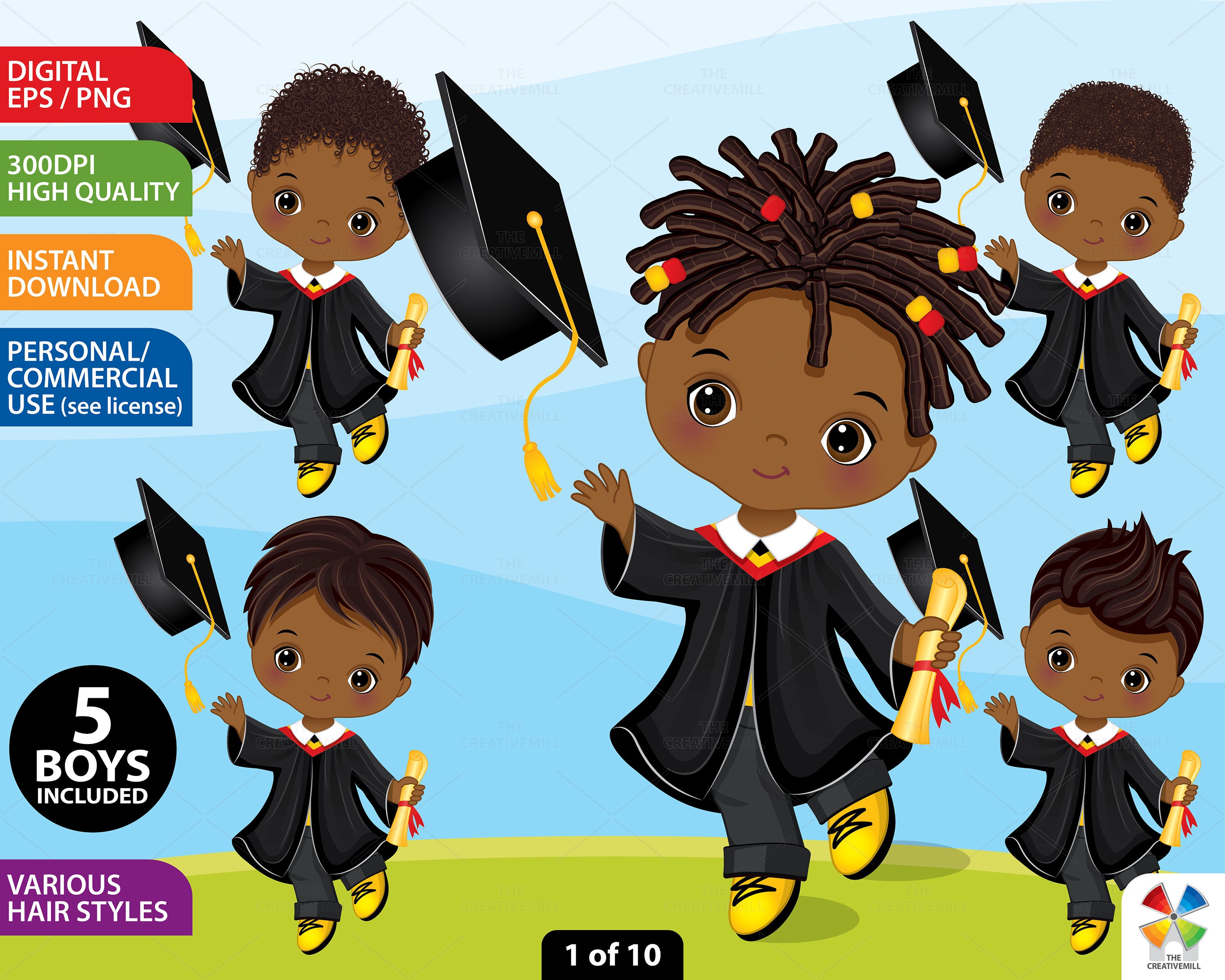 Boy Graduate Clipart
