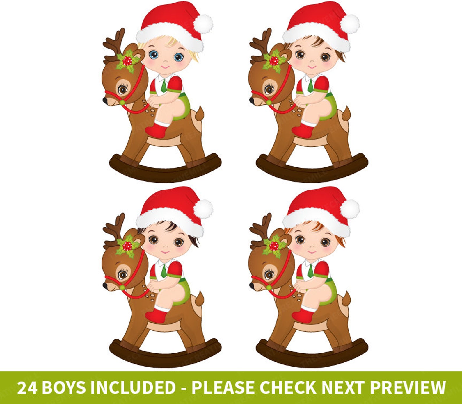 Christmas Baby Boys Clipart Vector Christmas Clipart Baby - Etsy UK