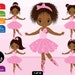 African American Ballerina Clipart Vector Ballerina Clipart - Etsy
