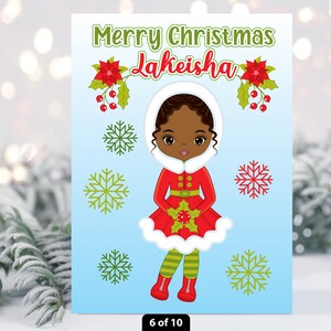 Christmas Girls Clipart - Vector Christmas Girls Clipart, African ...