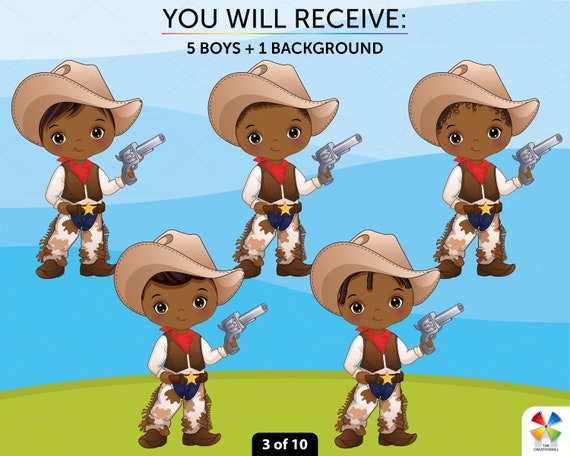 Little Cowboy Clipart