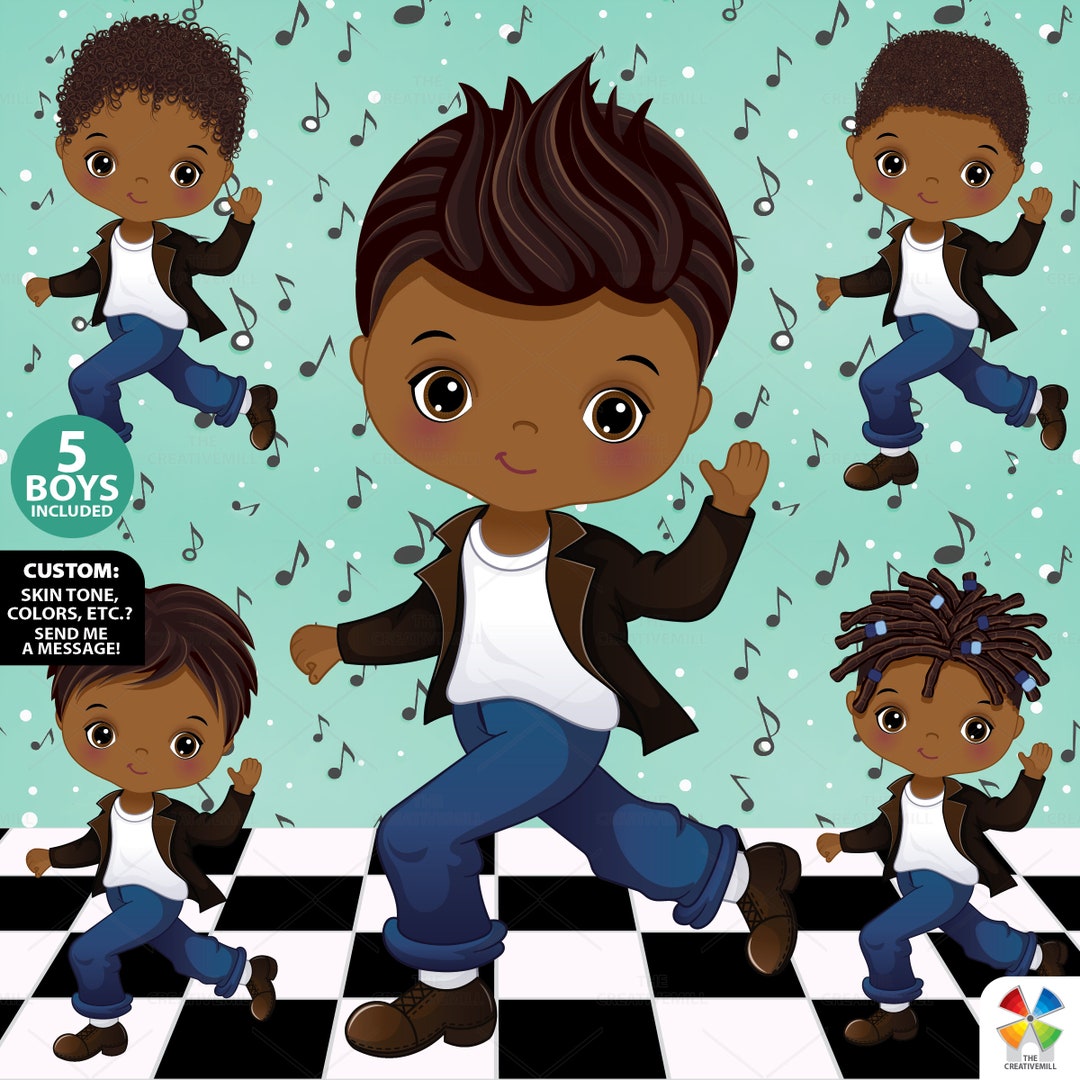 Sock Hop Clipart, Vector Retro Dance, 50's Retro, Vintage, 1950s ...