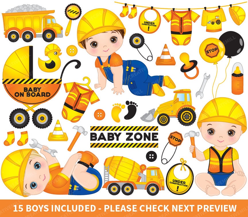 Kid Construction Clipart