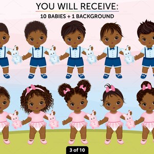 Afro Toddler Clipart, Vector Baby Image, One Year Old, Baby Girl, Baby ...