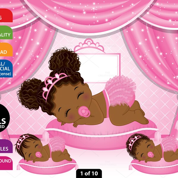 African American Princess Baby Shower - Etsy