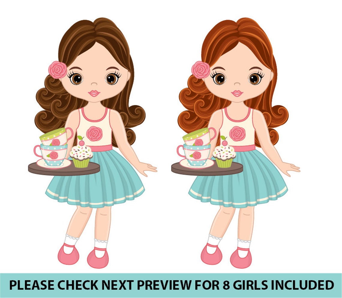Tea Party Clipart Tea Clipart Tea Party Clip Art Tea Clip | Etsy