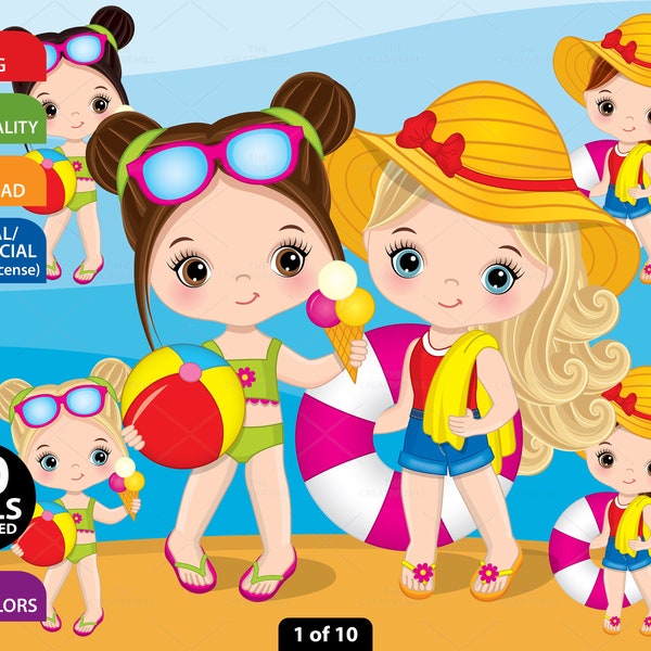 Swimming Clipart - Etsy