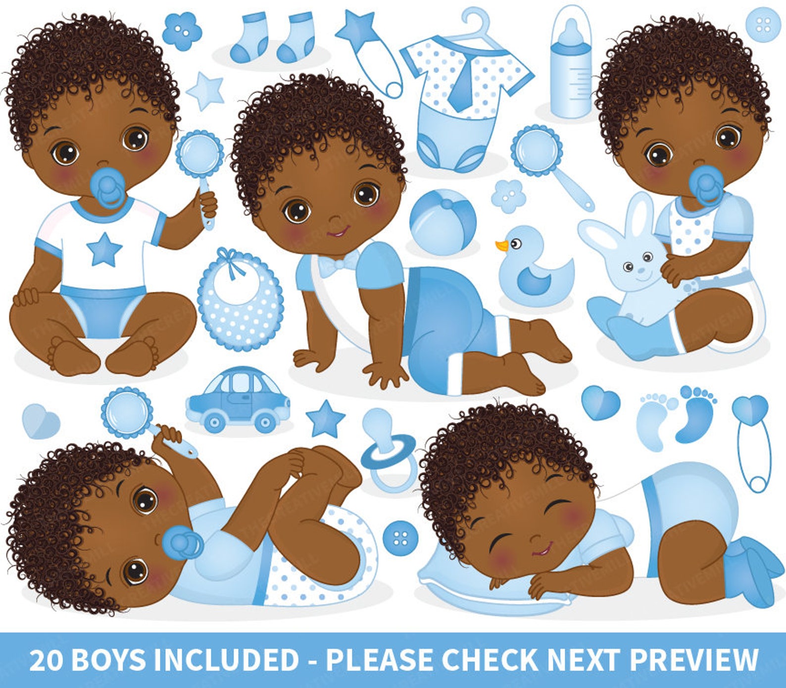 Baby Boy Clipart Vector Baby Clipart Baby Clipart Newborn | Etsy