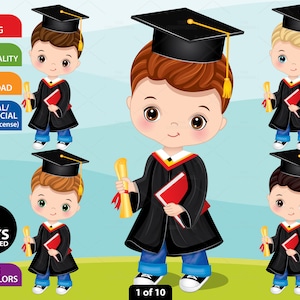 Graduation Clipart, Vector Preschool, Student PNG, Diploma, Graduation ...