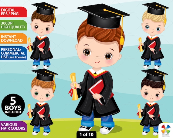 Student Graduate Clipart For Kids