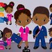 Business Kids Clipart, Vector Occupation, African American, Boss Kids ...