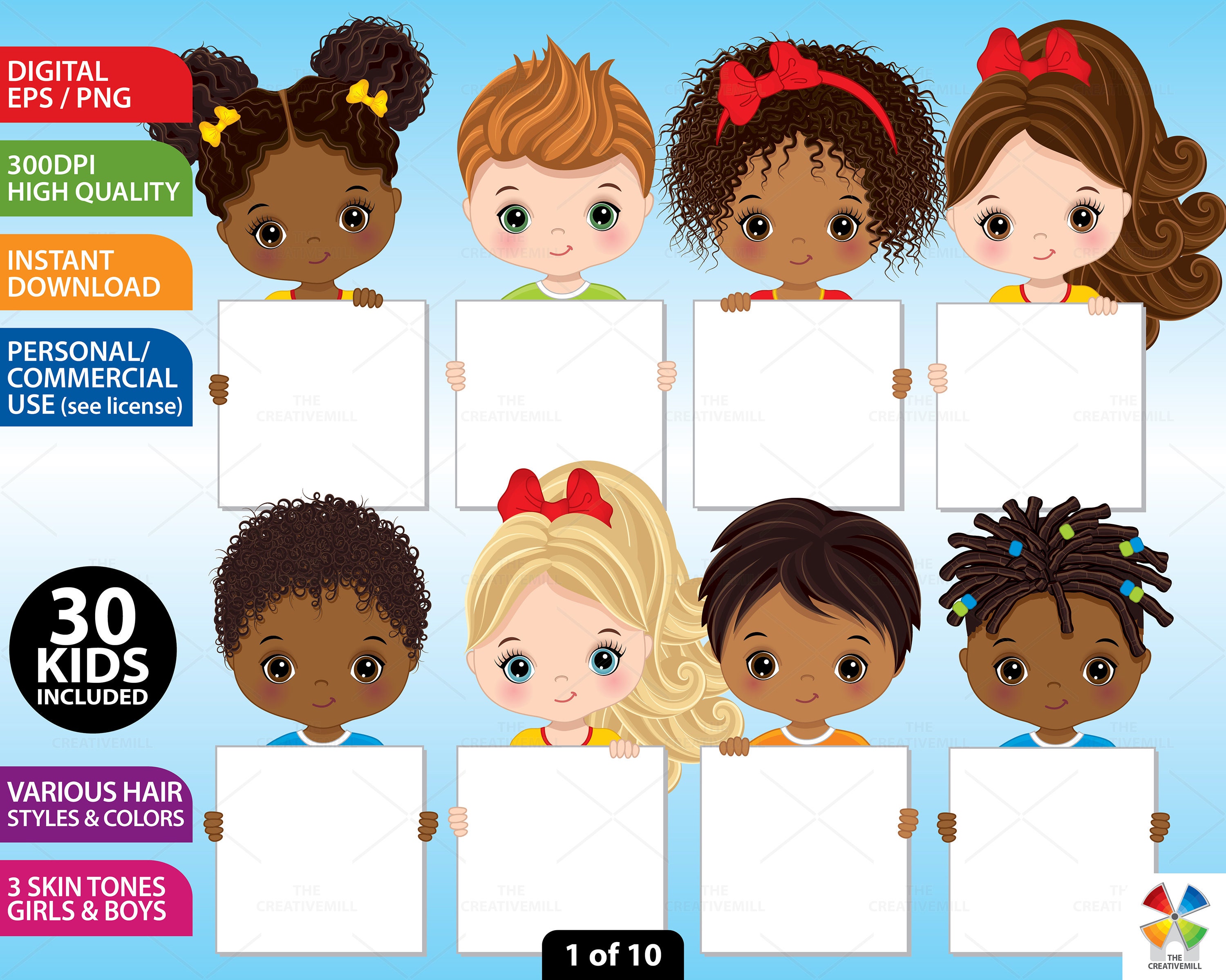 Multi Cultural Clipart