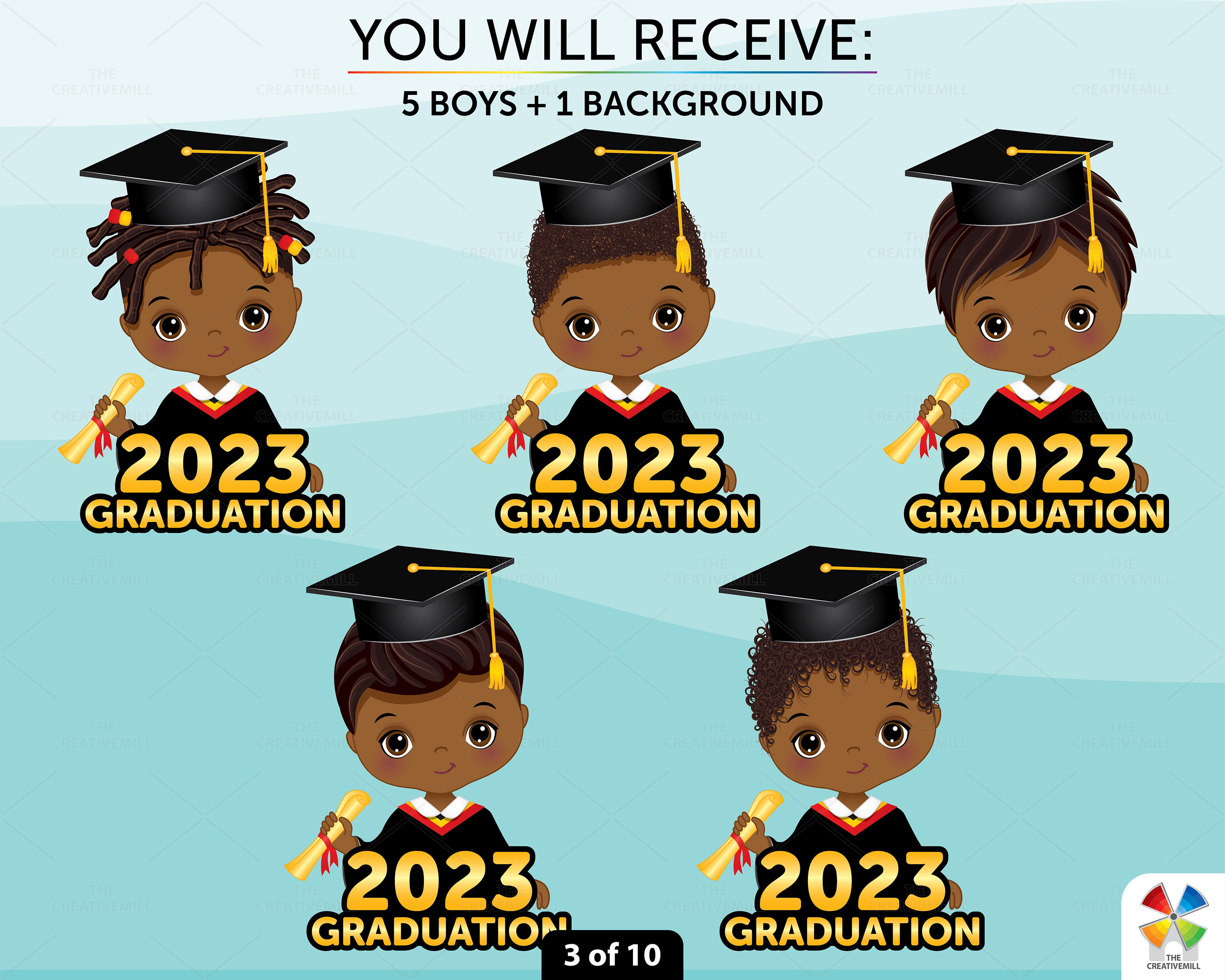 2023 Graduation Clipart Vector Preschool Student PNG - Etsy México