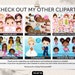 Back to School Clipart, Vector School, Afro Girl and Boy, Study ...