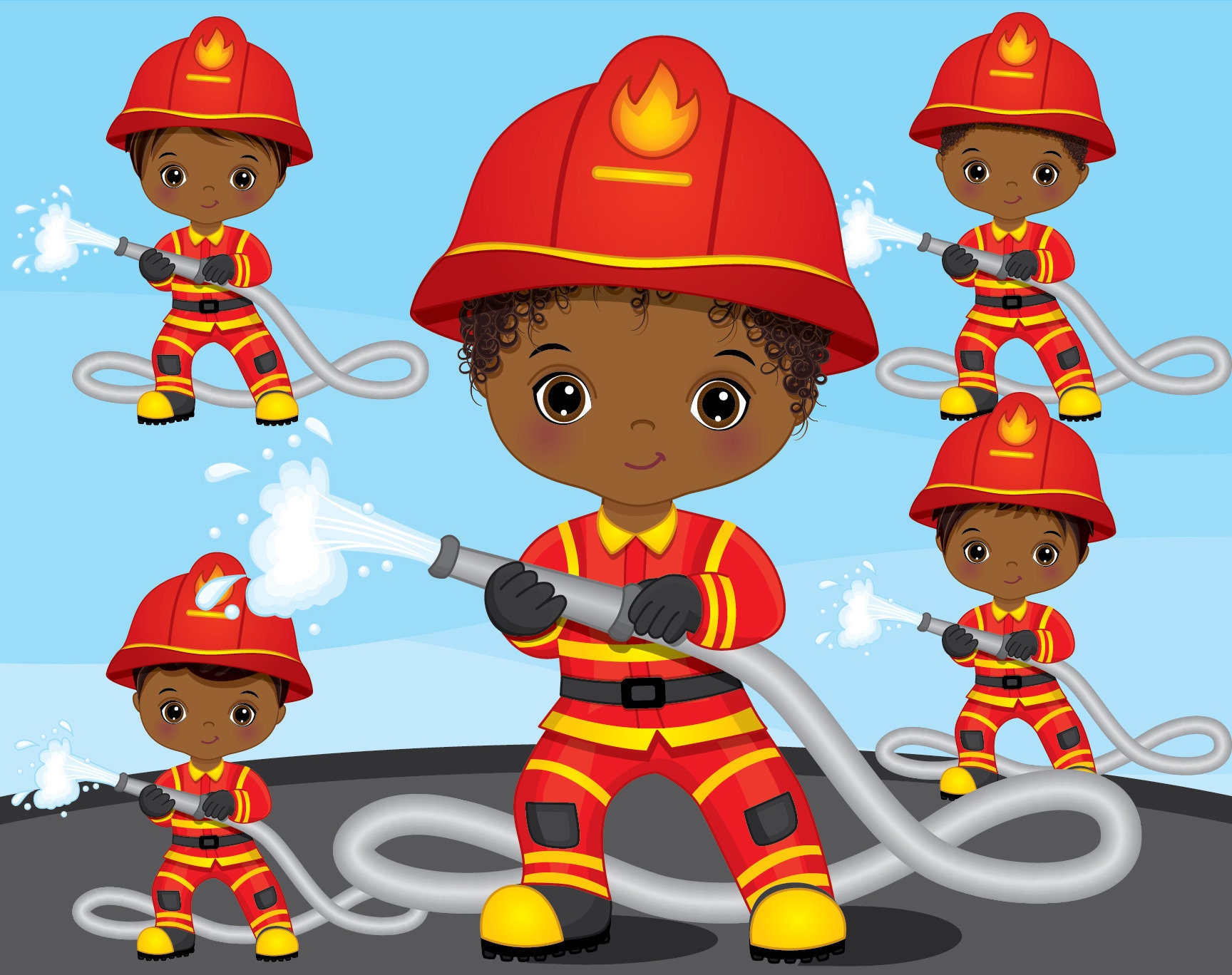 Firefighter Cartoon Pictures For Kids