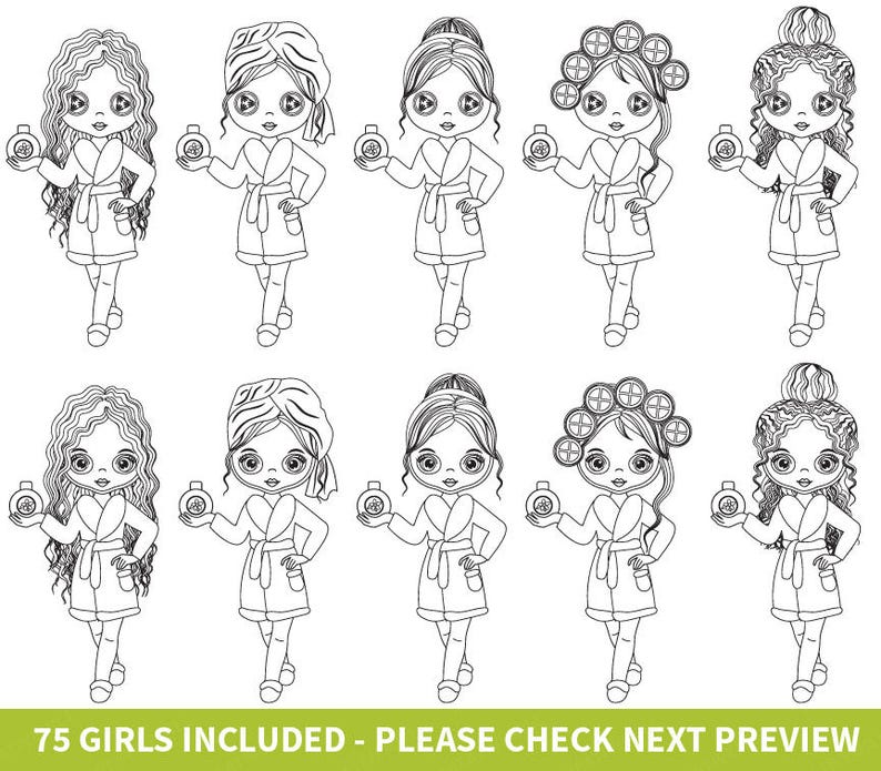75 Spa Girls Clipart Vector Spa Girl Spa Party Clipart Spa - Etsy Canada