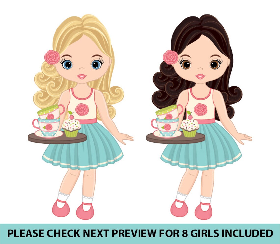 Tea Party Clipart Tea Clipart Tea Party Clip Art Tea Clip | Etsy