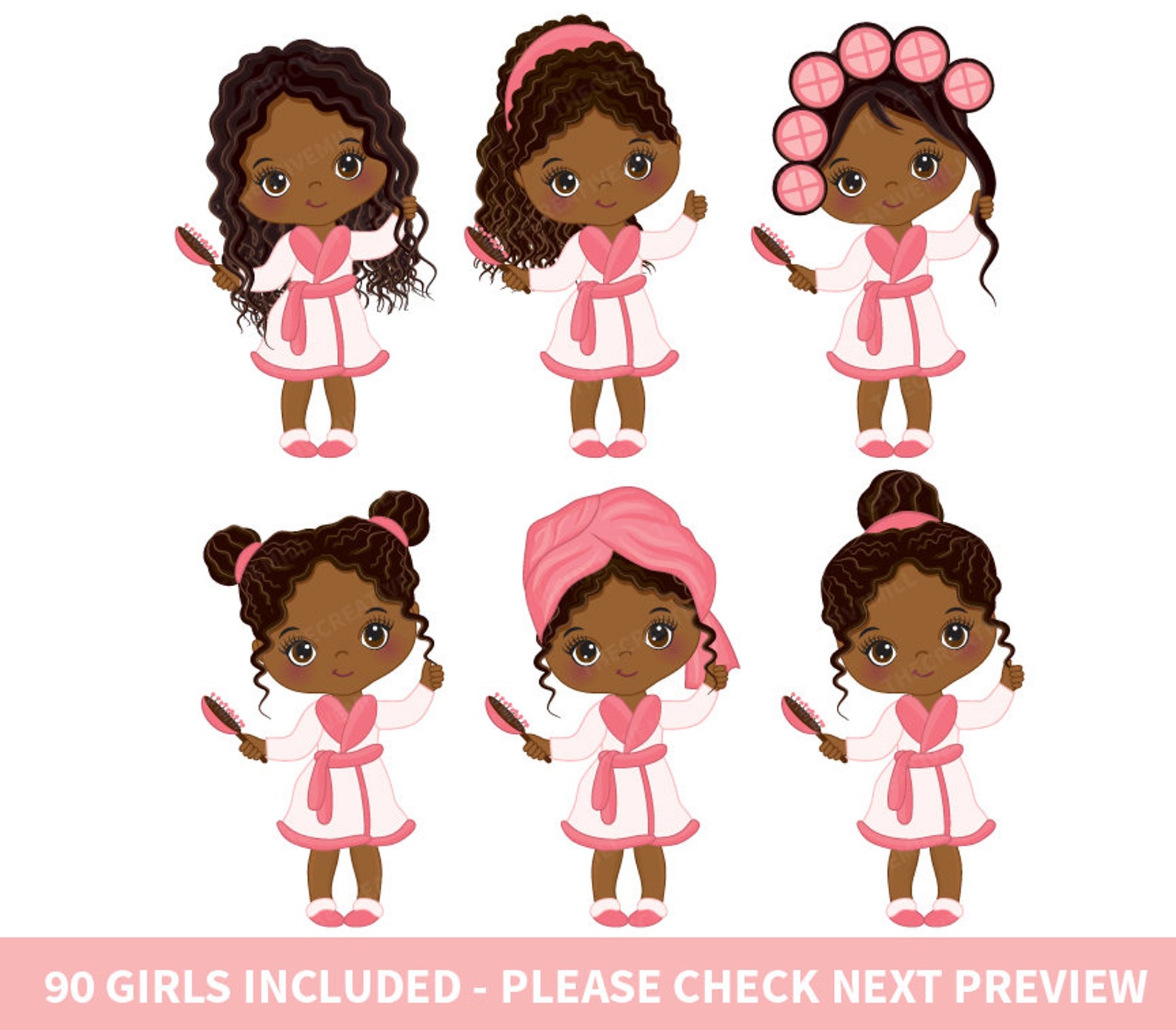 90 Little Spa Girls Clipart Vector Spa Spa Party Clipart - Etsy Ireland