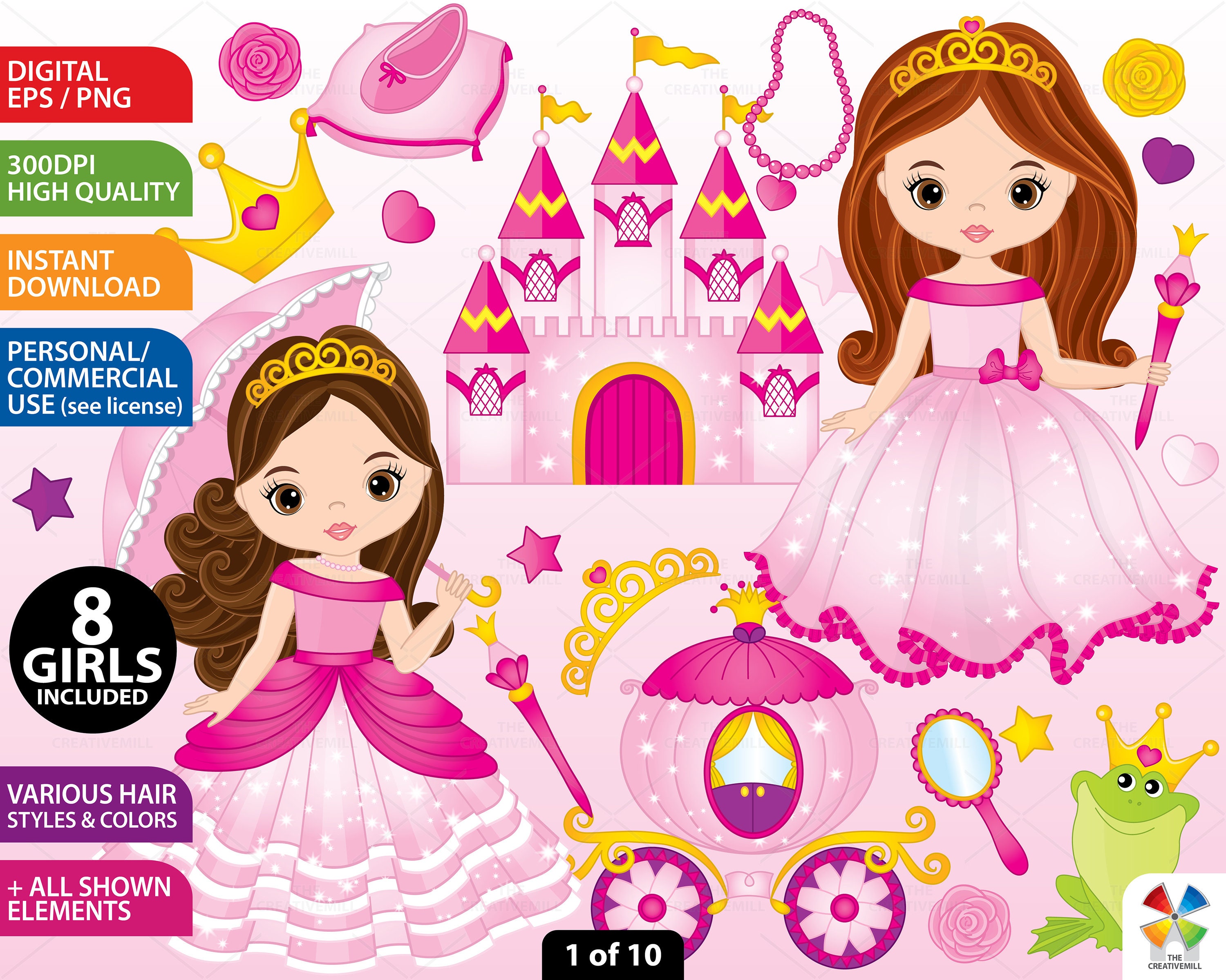 Fairy Tale Clip Art Princess