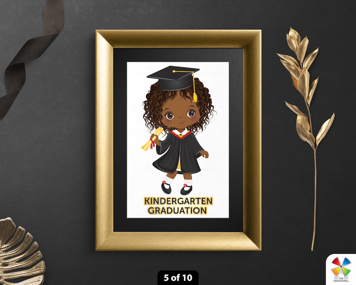Graduation Clipart Vector Preschool Student PNG Diploma - Etsy