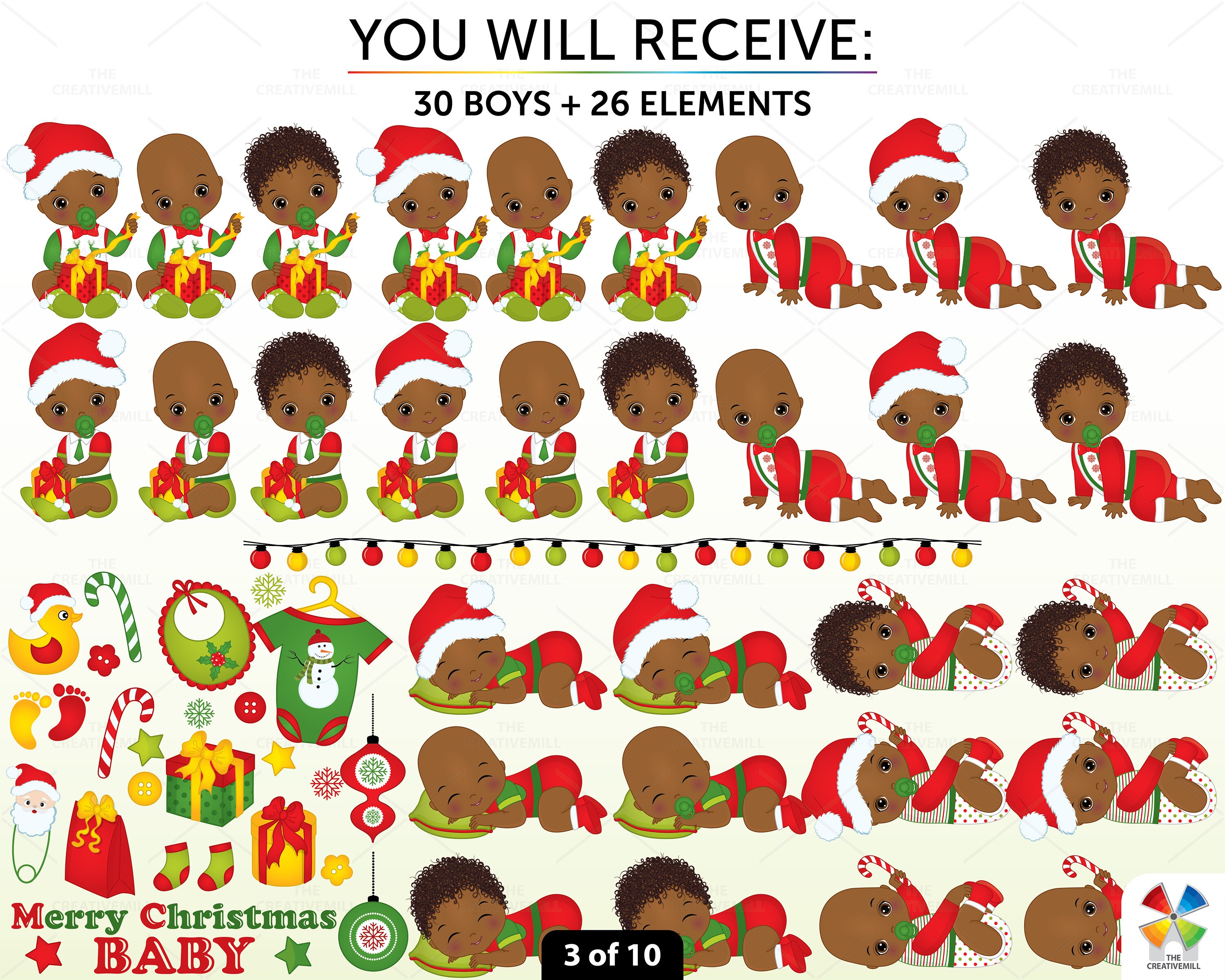 Christmas Baby Boys Clipart Vector Christmas Clipart Baby - Etsy Canada