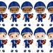 American Football Clipart, Vector Football, Black Boy PNG, Navy White ...
