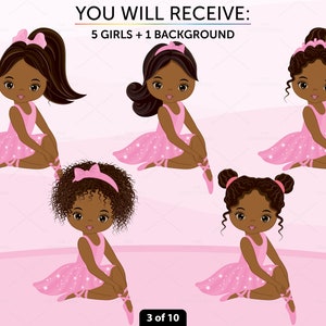 African American Ballerina Clipart - Vector Ballerina Clipart, Ballet ...