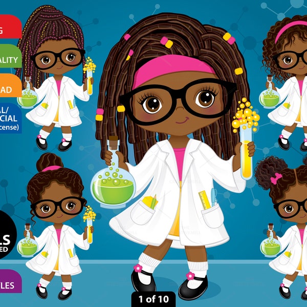 Mad Scientist Clipart - Etsy