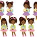 Back to School Clipart - Vector School Clipart, African American ...