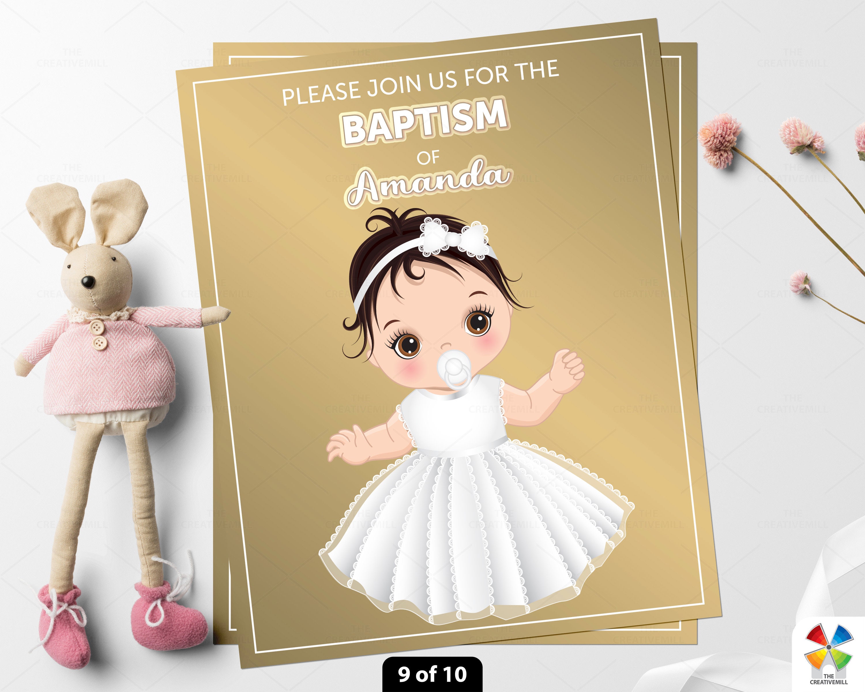 Meisje Doop Clipart 50 Stuks Baby Shower Doop Gunst Doop Geschenken