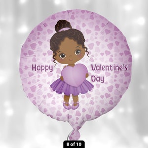 Valentines Day Girl Clipart, Vector Valentine Day, African American PNG ...
