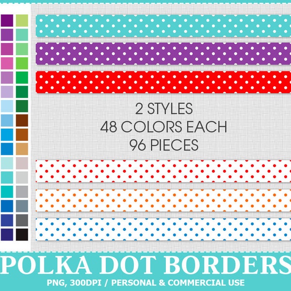 Dot Borders - Etsy
