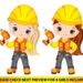Construction Girls Clipart - Vector Construction Clipart, Girl Clipart ...