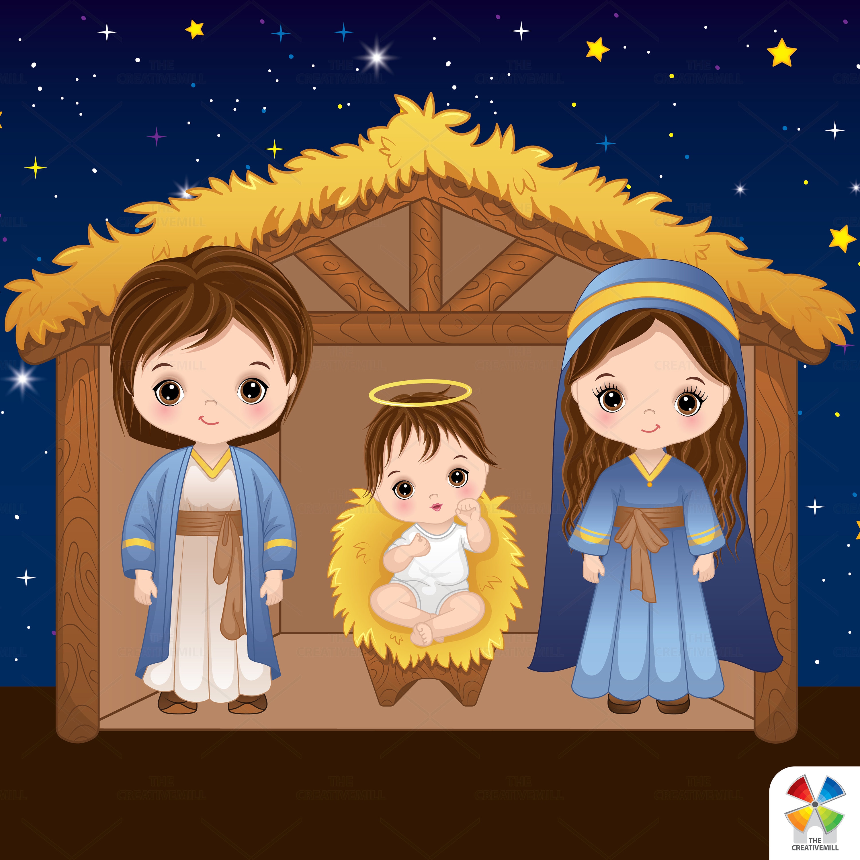 Jesus Nativity Clip Art Baby Jesus Clipart Images | Free Download