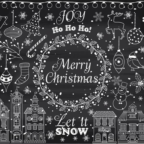 Chalkboard Christmas - Etsy