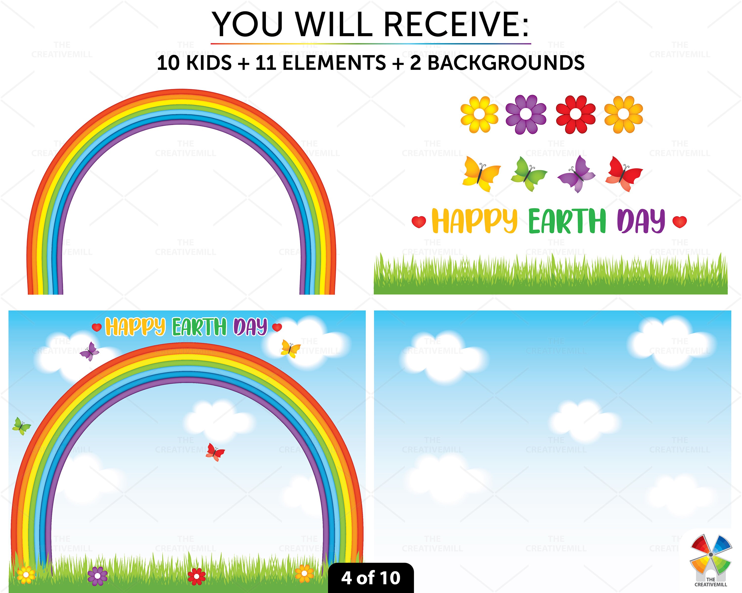 Earth Border Clip Art