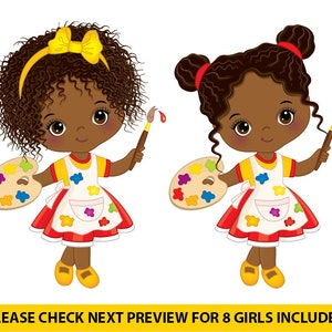 Artist Clipart - Vector Artist Clipart, Girl Clipart, Artist Girls ...