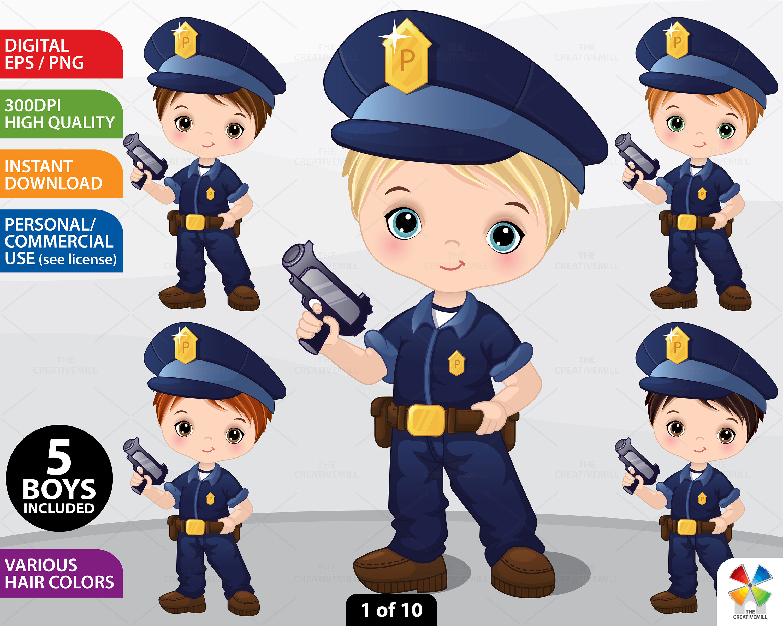 Police Detective Clipart