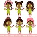90 Little Spa Girls Clipart Vector Spa, Spa Party Clipart, Spa Clipart ...