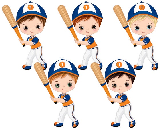 Child Baseball Player Clipart