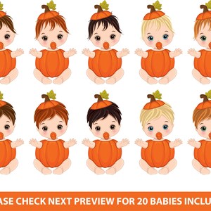 Little Pumpkin Clipart Vector Newborn Fall 1 Year Old Baby | Etsy