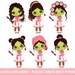 90 Little Spa Girls Clipart Vector Spa, Spa Party Clipart, Spa Clipart ...