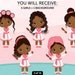African American Little Spa Girls Clipart Vector Spa Girl, Spa Party ...