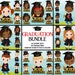 Graduation Bundle Clipart, Vector Preschool, Boy & Girl, Kindergarten ...