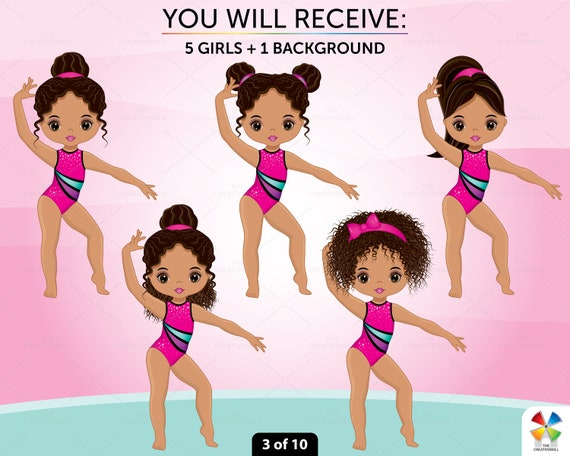 Gymnastics For Kids Clipart Chinese
