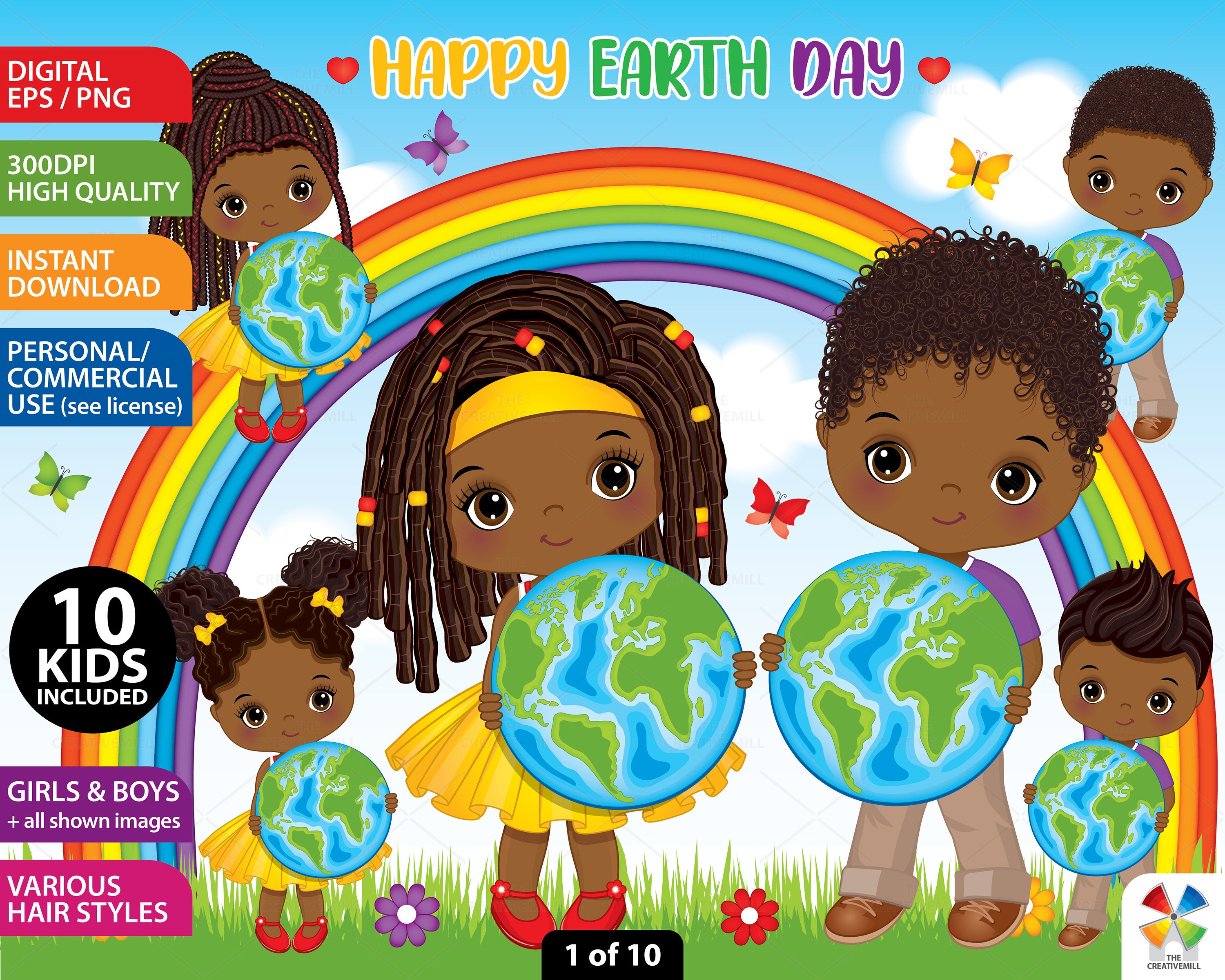 Earth Day Clip Art For Kids