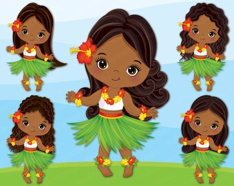 Luau Party Clipart | Etsy