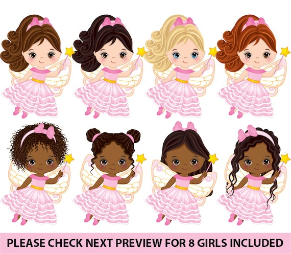 Cute Fairy Princess Clipart